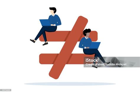 글로벌 사회 문제 개념으로서의 차별과 인종 차별 불평등과 인간의 불의 불의에 앉아있는 상류층 사업가 바닥에 유색 인종과 함께 불의의 상징 정지 표지판에 대한 스톡 벡터 아트