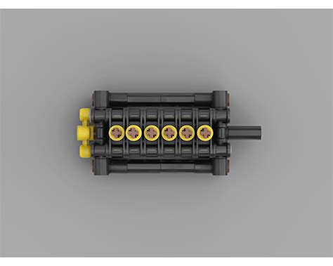 Lego Moc Mini Engine Inline 6 By Mccattytech Rebrickable Build