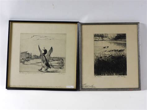 Jay Norwood Darling Ding Darling 1876 1972 Etchings The Convoy
