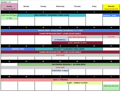 Calendar Tacticus Wiki Fandom