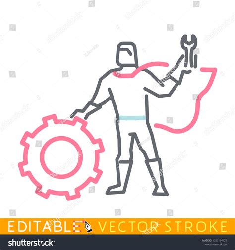 Setup Wizard Icon White Background Easy Stock Vector Royalty Free 1327164725 Shutterstock
