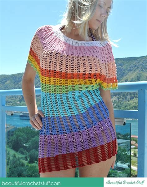 Angel Sleeve Crochet Tunic ~ Free Crochet Pattern