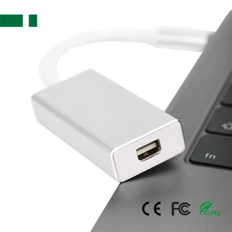 K Type C To Mini Display Port Adapter Plug And Play Thunderbolt To Mini DP Converter For