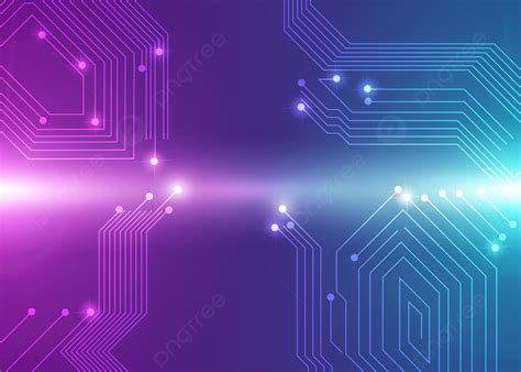 Pink Blue Light Effect Technology Background Wallpaper Pink Blue Light Effect Background
