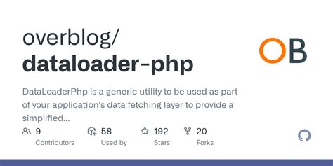 github overblog dataloader php dataloaderphp is a generic utility to