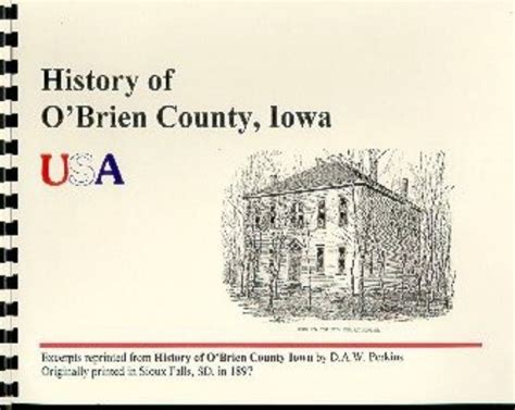 History Of Obrien County Iowa