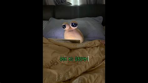 Pou 하루종일 유투브 보는 슬픈달팽이 포우인형 슬픈달팽이 😃슬픈눈달팽이 Toys Pou 패드보는포우 Youtube