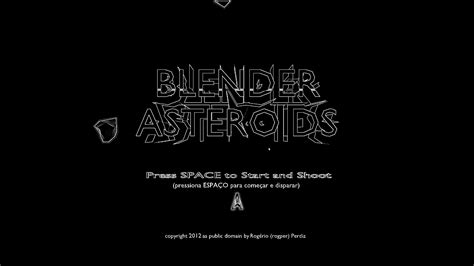 Blender Asteroids Finished Games Blender Artists Community