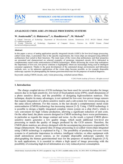 Analoguecmosasicsinimageproces Pdf Integrated Circuit Cmos