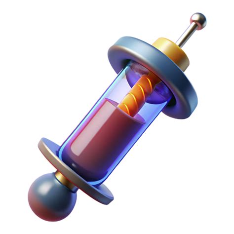 Wonderful Artistic Genetic Modification Syringe With Glowing Liquid Detailed 59919604 Png