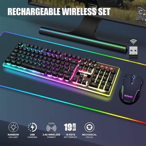 Redthunder K10 Wireless Gaming Keyboard And Mouse Combo Review