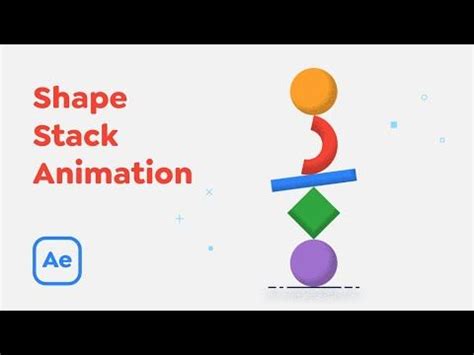 Shape Stack Animation After Effects Tutorial After Effect Tutorial Motion Graphics Tutorial