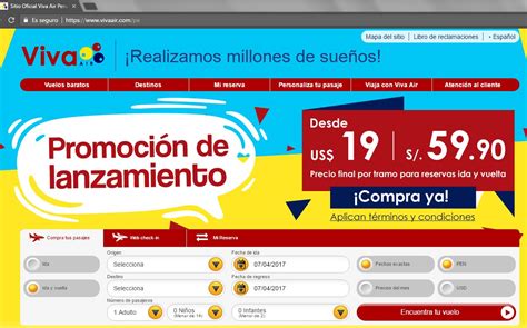 Viva Air Perú ¿cómo Comprar Pasajes De 60 Soles Acá Te Explicamos