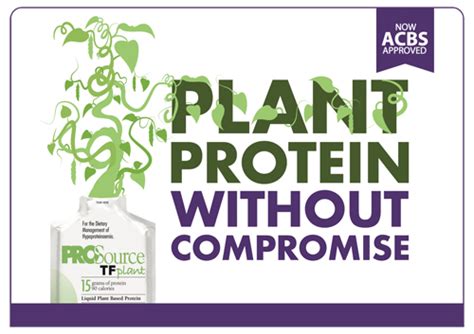 Nutrition2me Product Of The Month Prosource Tf Plant Now Acbs