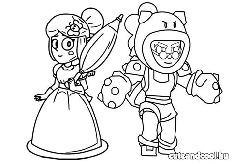 Brawl Stars Ingyenesen Letölthető Nyomtatható Színezők