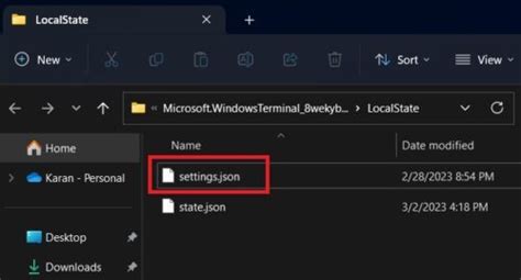 how to backup windows terminal settings