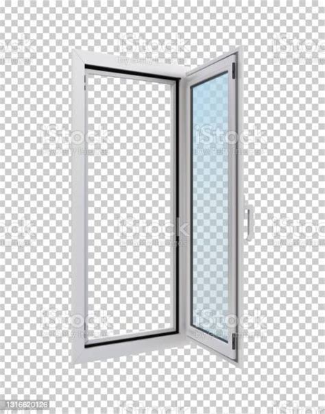 투명 한 배경에 측면 보기에서 흰색 열린 좁은 창 벡터 일러스트레이션 0명에 대한 스톡 벡터 아트 및 기타 이미지 0명 3