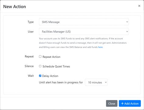 Native SMS Alert Notifications In Room Alert Account AVTECH