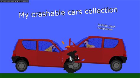 Algodoo 7 My Crashable Cars Collection YouTube