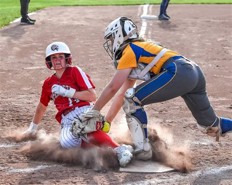 Softball Wapakoneta Hands St Marys First Wbl Loss