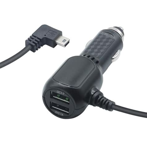 Dash Cam Mini Usb Power Cable Right Angle 90 Degree Mini Usb With Dual