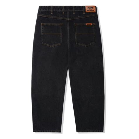 Butter Goods Baggy Denim Jean Washed Black Pavement Pavement Nz