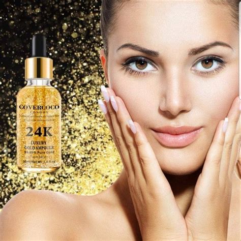 Sérum facial anti age éclaircissant CoverCoco 24K Gold liftant