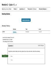 Module Quiz Pdf Module Quiz Due Sep At Pm Points Questions Time