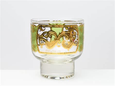 Vintage Culver Green And Gold Cocktail Set Culver Ice Bucket Culver
