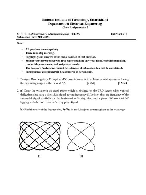 class assignment 1 pdf capacitor transformer