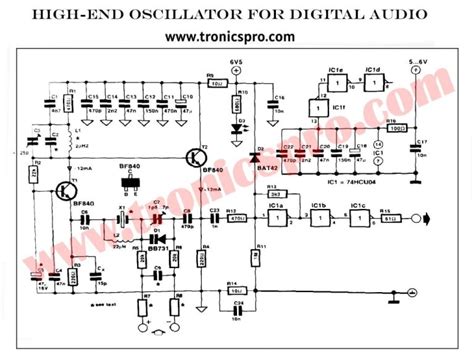 Digital Audio High End Oscillator Circuit Tronicspro