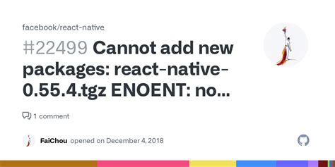 Cannot Add New Packages React Native 0554tgz Enoent No Such File Or Directory Utime