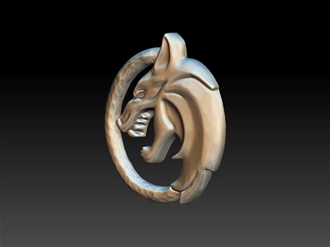 Файл Stl кулон ведьмака 🎲 ・Шаблон для загрузки и 3d печати・cults