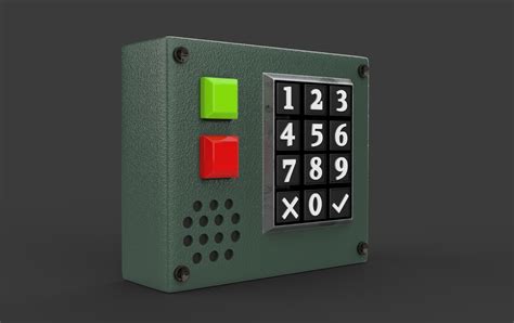 3d Keypad 3d Model Turbosquid 2342804