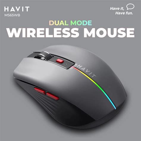 Havit MS65WB Wireless Gray Mouse Price In BD RYANS