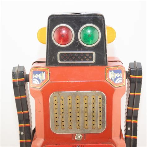 Giant Sonic Train Robot Gang Of Five Tin Toy Masudaya Japan 1960s For Parts Etsy