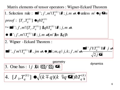 Ppt Tensor Operators Cartesian Vs Irreducible Tensors In Geometry