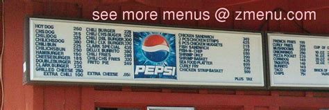 Menu At Chuck Wagon Restaurant Sanger