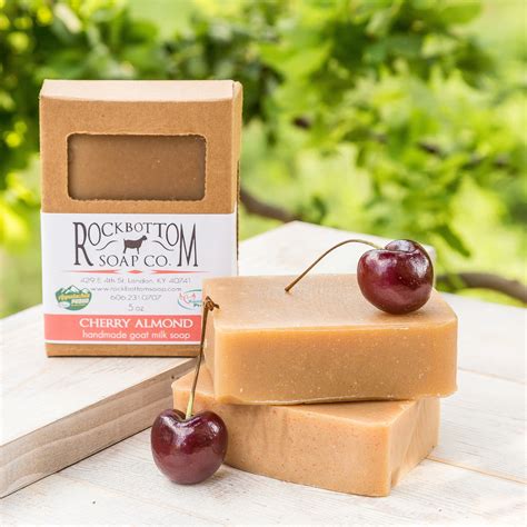 Cherry Almond Goat Milk Soap Rock Bottom Soap