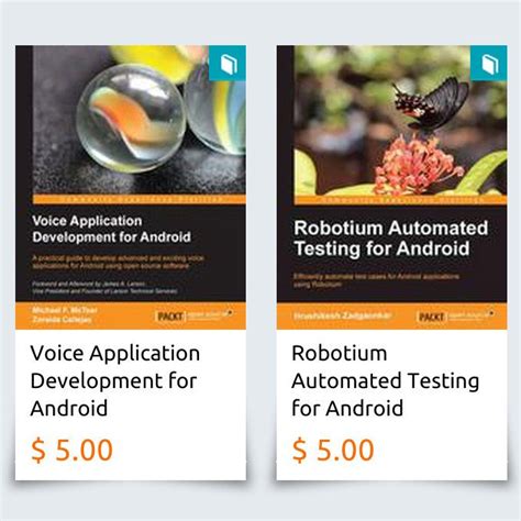Deal Alert Packts Full Catalog Of Android Development Related Ebooks