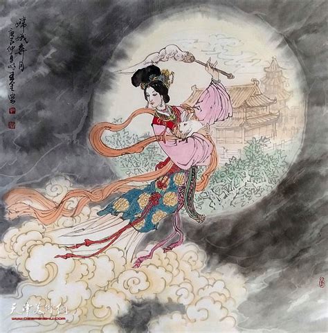 天津著名画家王金厚创作“中华之光组画——中国神话故事”系列作品艺术高清 天穆网