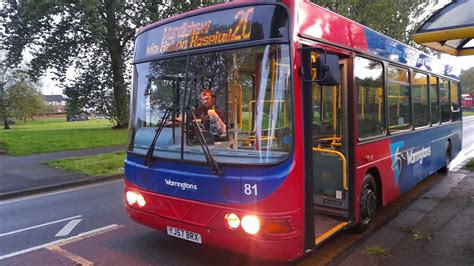 Warrington S Own Buses VDL SB120 Wright Cadet 81 YJ57 BRX Route