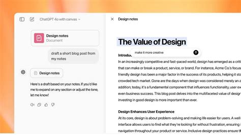 Unveiling ChatGPT Canvas: The Ultimate Collaboration Tool - Fusion Chat