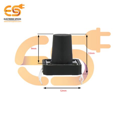 X X Mm Black Color Tactile Momentary Push Button Switch At Best Price In New Delhi