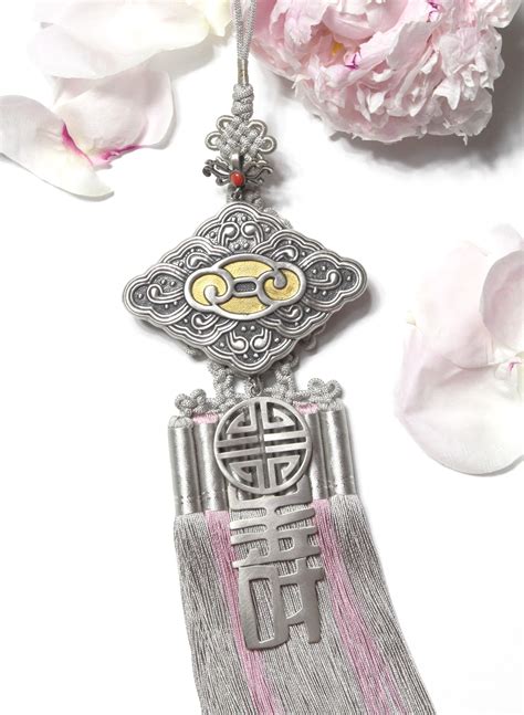 구름문양 24k 금부 노리개 한복 노리개 한복 장신구 한복 소품 웨딩촬영 소품