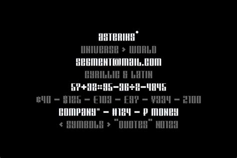 Segment Font Fonts Hut