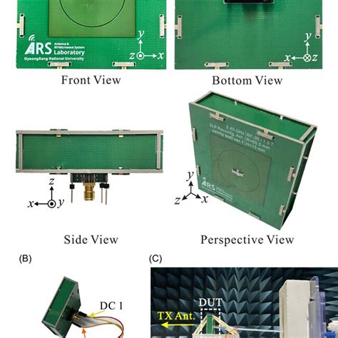 Measurement Setup A Prototype Of The Proposed Antenna B The