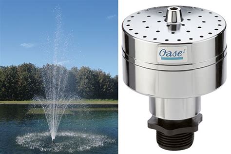 Tier Fountain Nozzle Jets OASE Fountains Water Garden