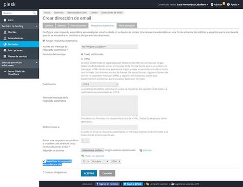 Cómo crear una cuenta de correo electrónico desde el panel Plesk Blog