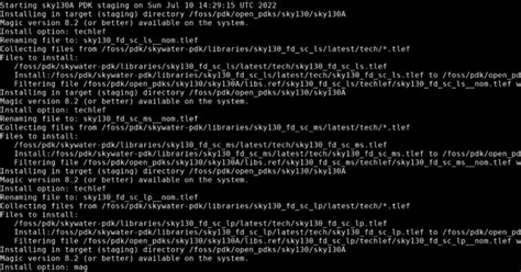 Skywater 130 Nm設計環境の準備 Iic Osic Tools｜akira Tsuchiya